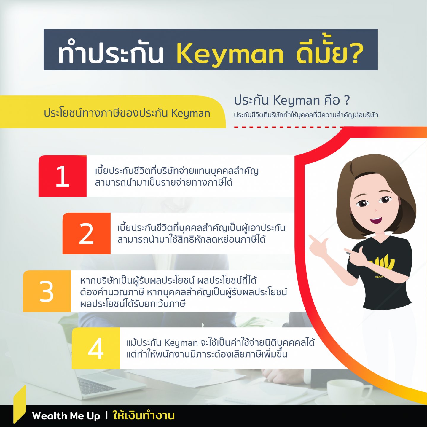 ทำประกัน Keyman ดีมั้ย? - Wealth Me Up