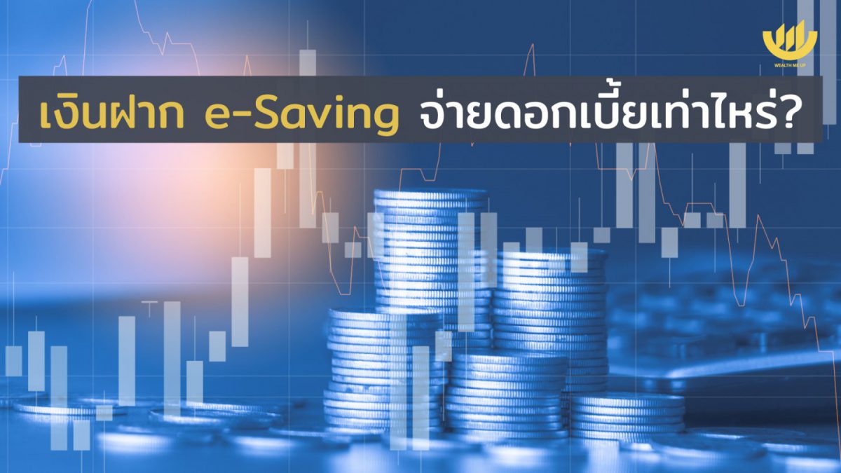 รวมมาให้แล้ว! เงินฝาก e-Saving ดอกเบี้ย 'สูง' - Wealth Me Up