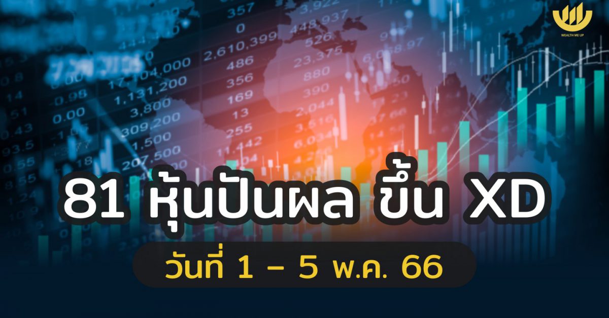 81 หุ้นปันผล ขึ้น XD วันที่ 1–5 พ.ค. 66 - Wealth Me Up