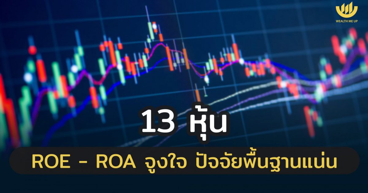 13 หุ้น ROE-ROA จูงใจ ปัจจัยพื้นฐานแน่น - Wealth Me Up